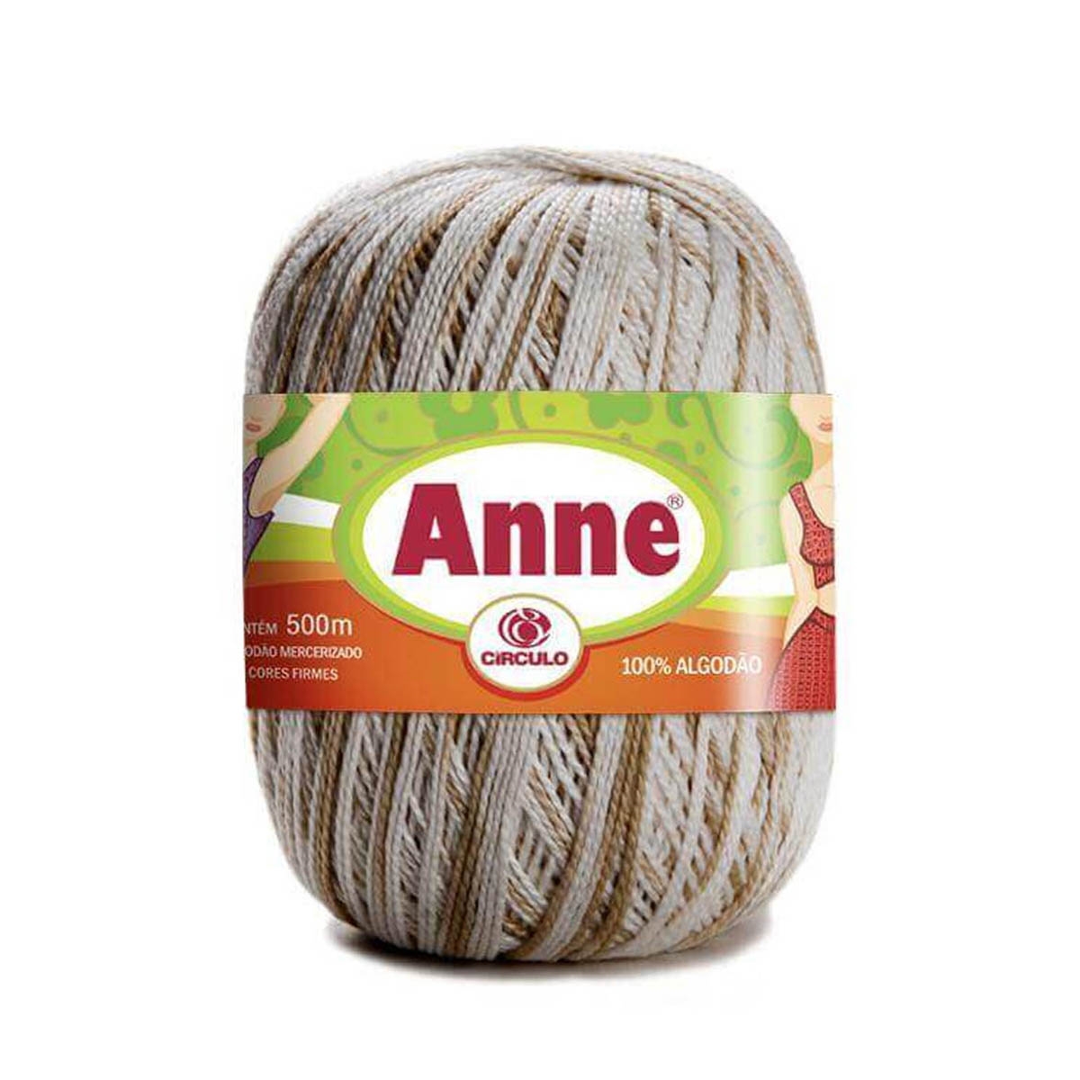 Linha Anne Círculo 9900 (Areia) | Dê Crochê - Ateliê & Retrosaria