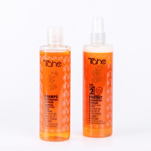 Tahe Pacote de shampoo + condicionador preventivo escolar Protect 2 ...