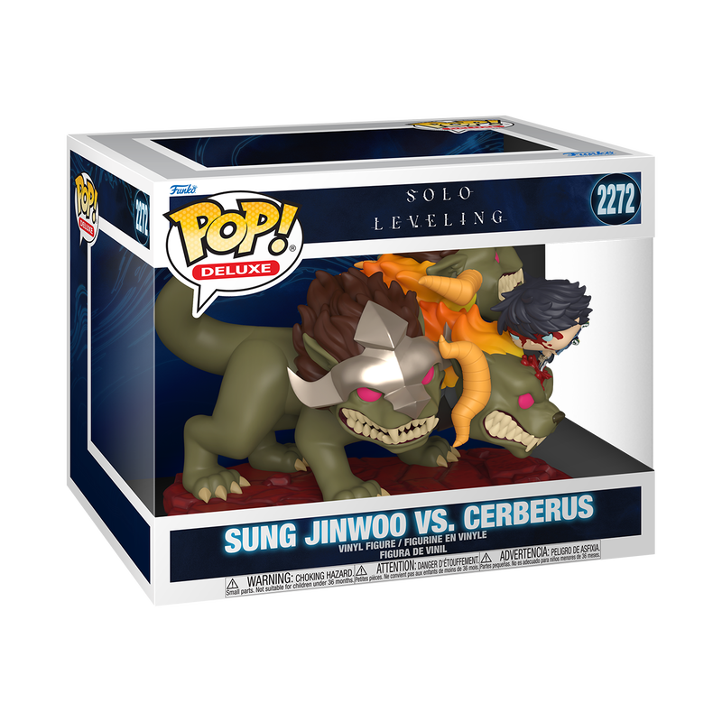 Funko POP! Deluxe Solo Leveling Sung Jinwoo vs Cerberus #2272 | POP ...