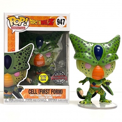 Funko POP! Dragon Ball Z Cell First Form Special Edition (GITD) #947 ...