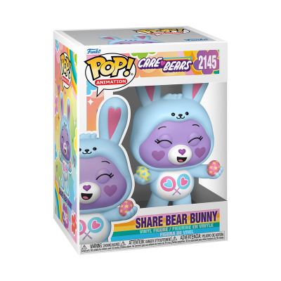 PRÉ-RESERVA - Funko Pop Animation "Care Bears": Share Bear Bunny | Pop ...