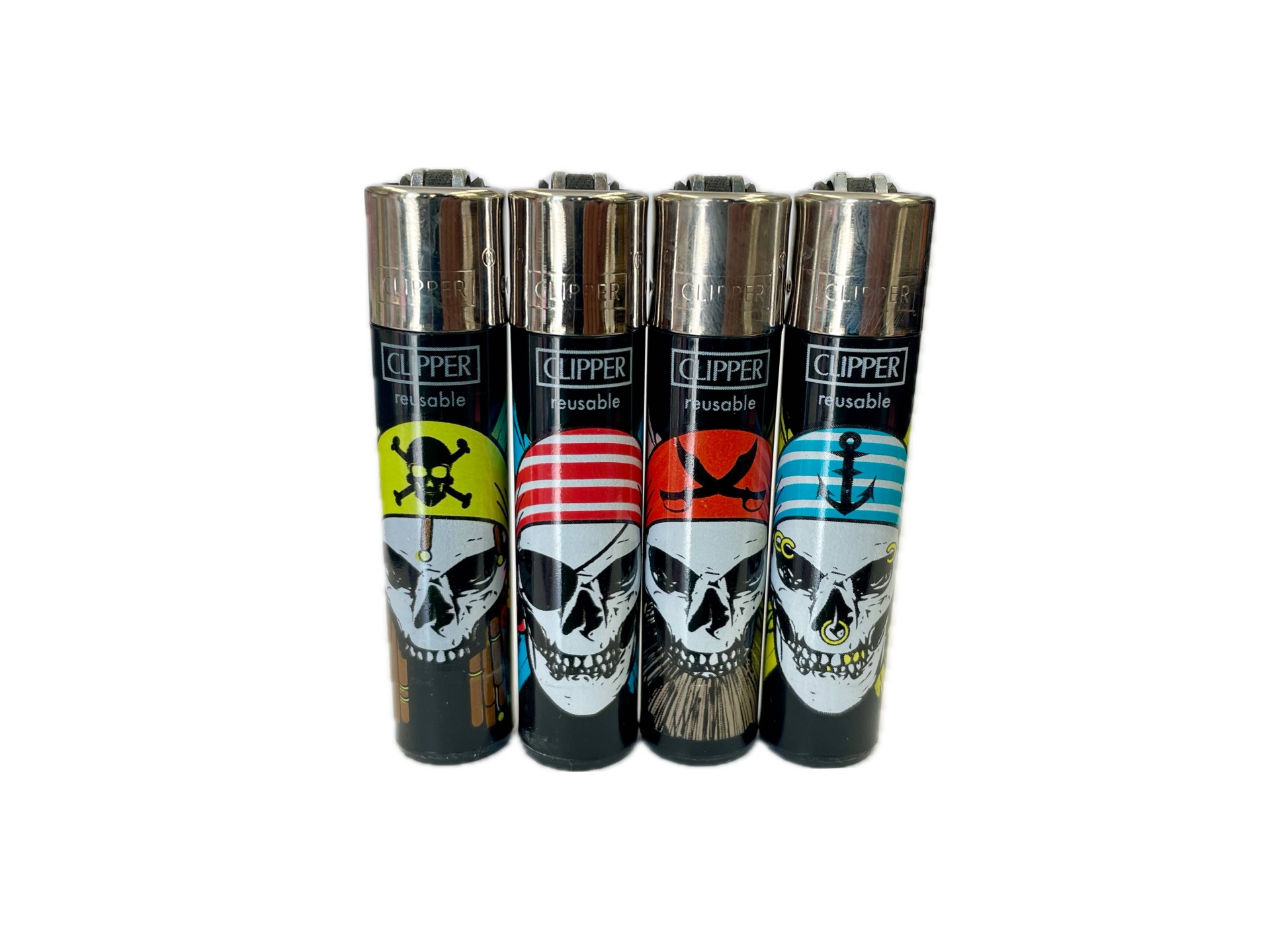 Pack 4 Isqueiros Clipper | Tabacaria Marinho