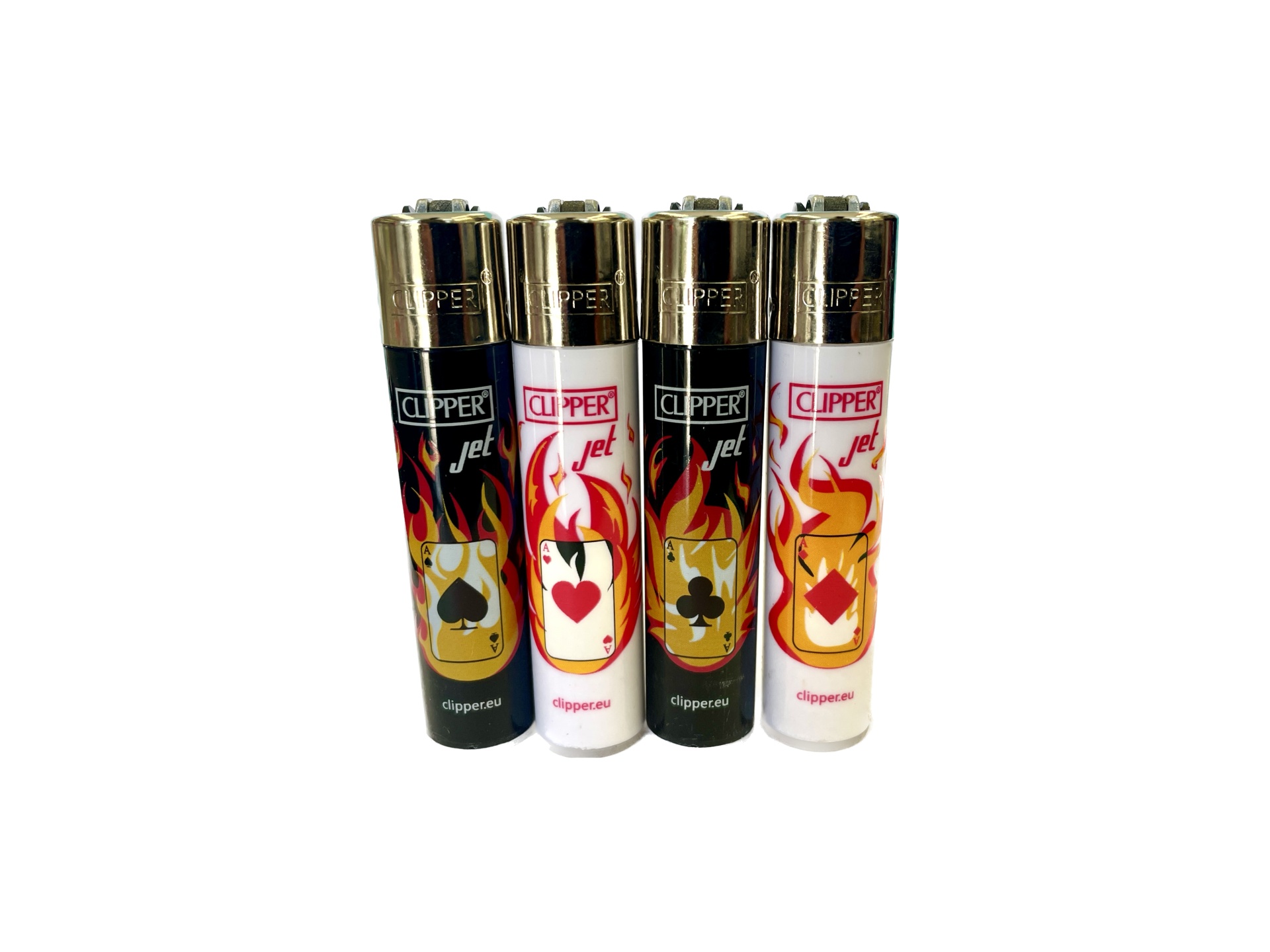 Pack 4 Isqueiros Clipper | Tabacaria Marinho